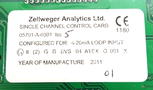 Sieger Limited 05701-A-0361 Single Channel Control Card PCB 5701 ...