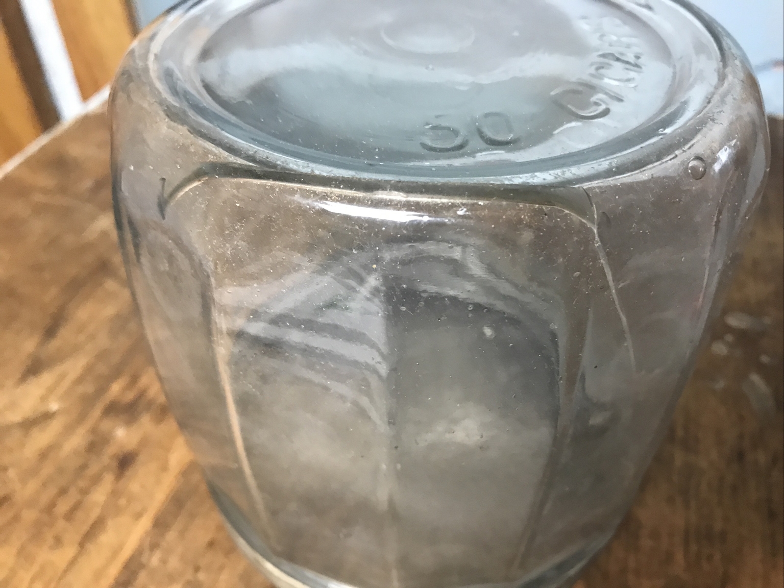 *READ* RARE Vintage Glass Cigar Jar Factory 722 Michigan Metal Lid ...