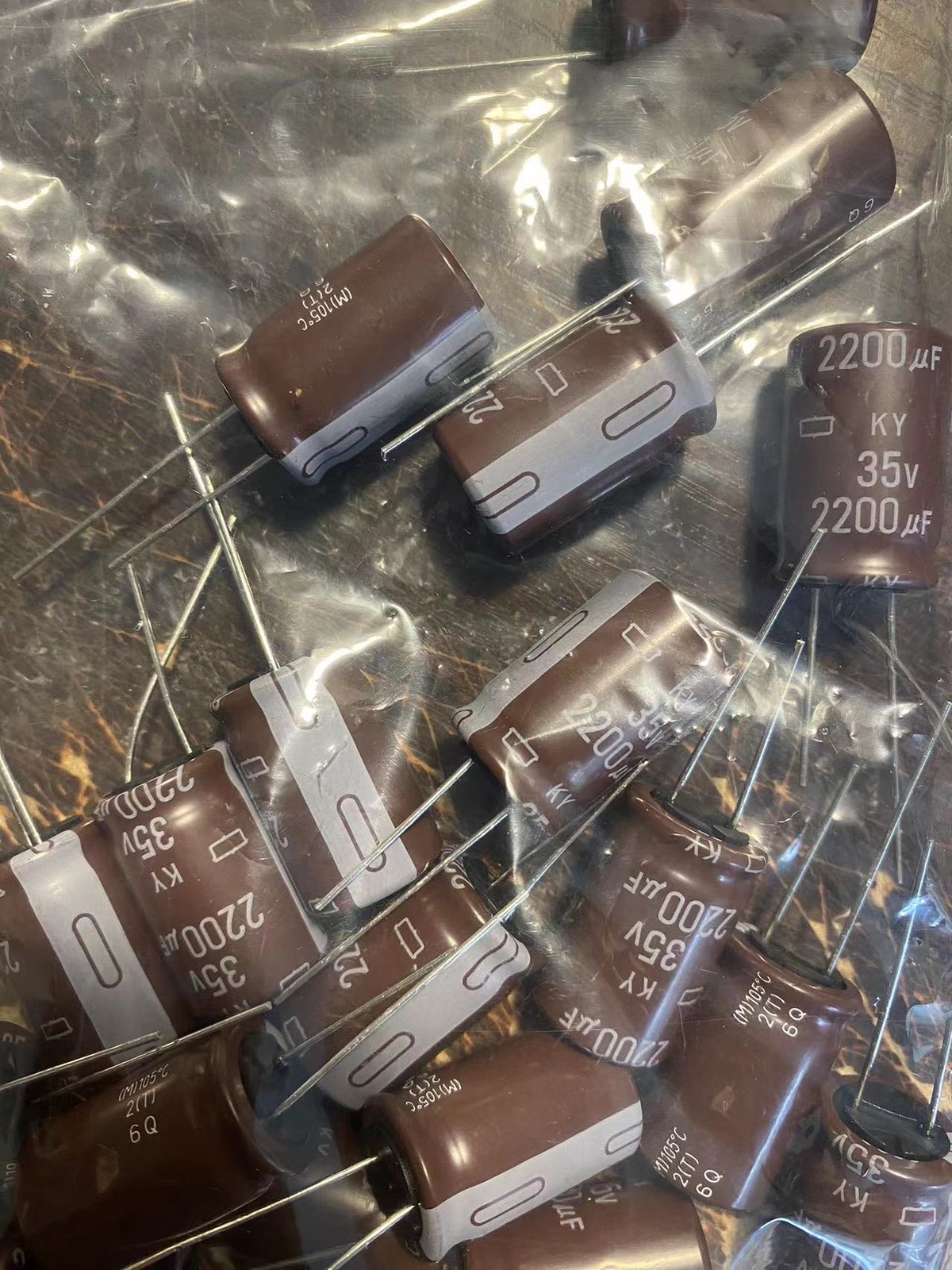 5pcs NIPPON NCC KY 2200uF 35V 16*25mm 35V2200uF Aluminum Electrolytic ...