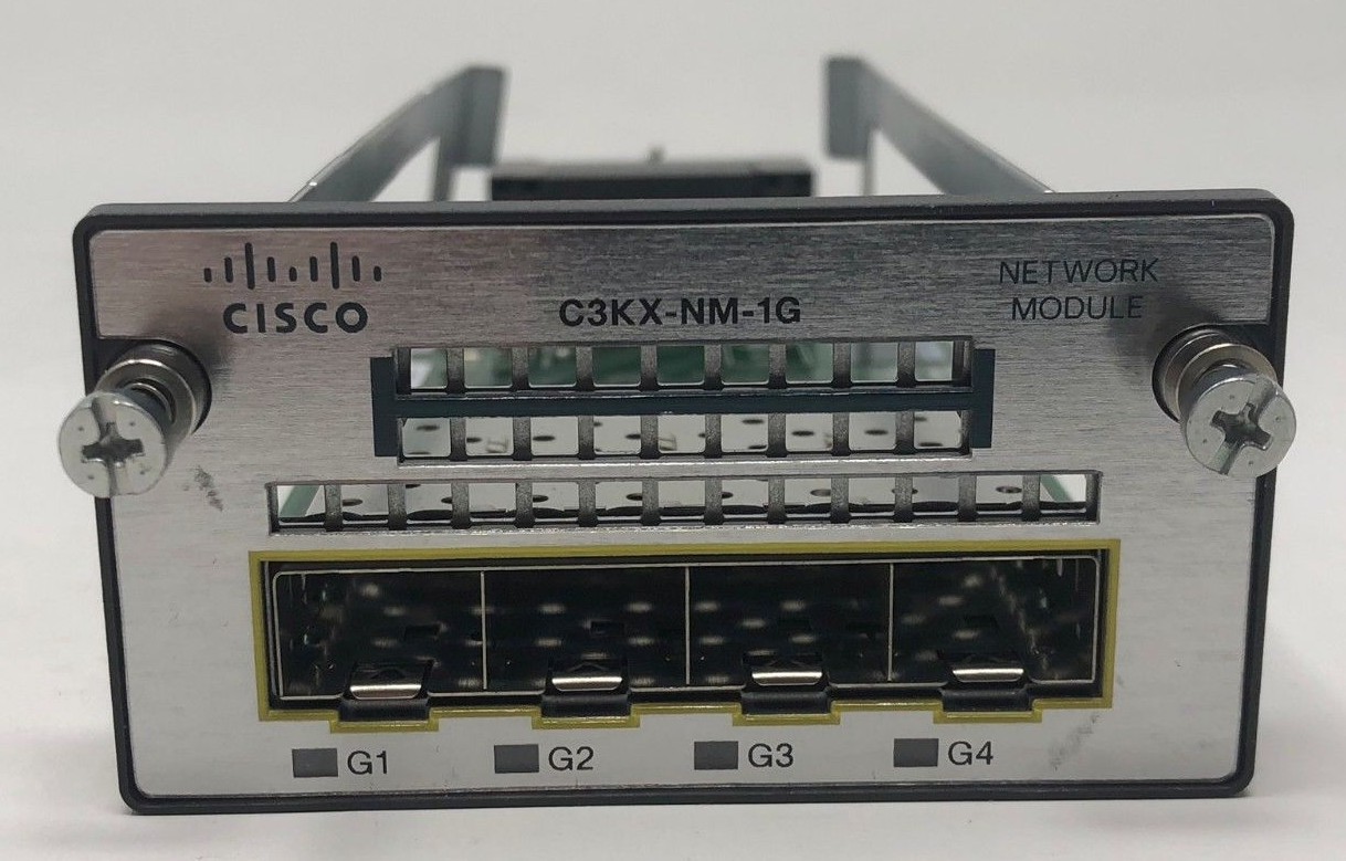 Cisco C3KX-NM-1G Gigabit Ethernet Network Module Catalyst 3560-X 3750-X ...