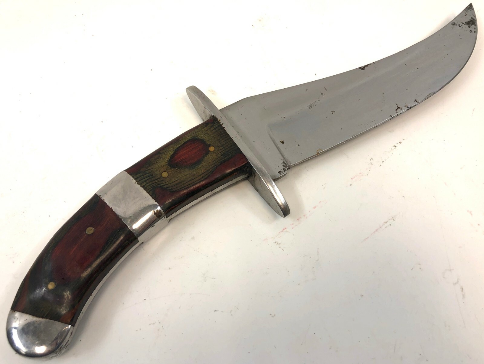 Vintage 12" Handmade Pakistan 440 Stainless Trail Point Conan Skinning ...