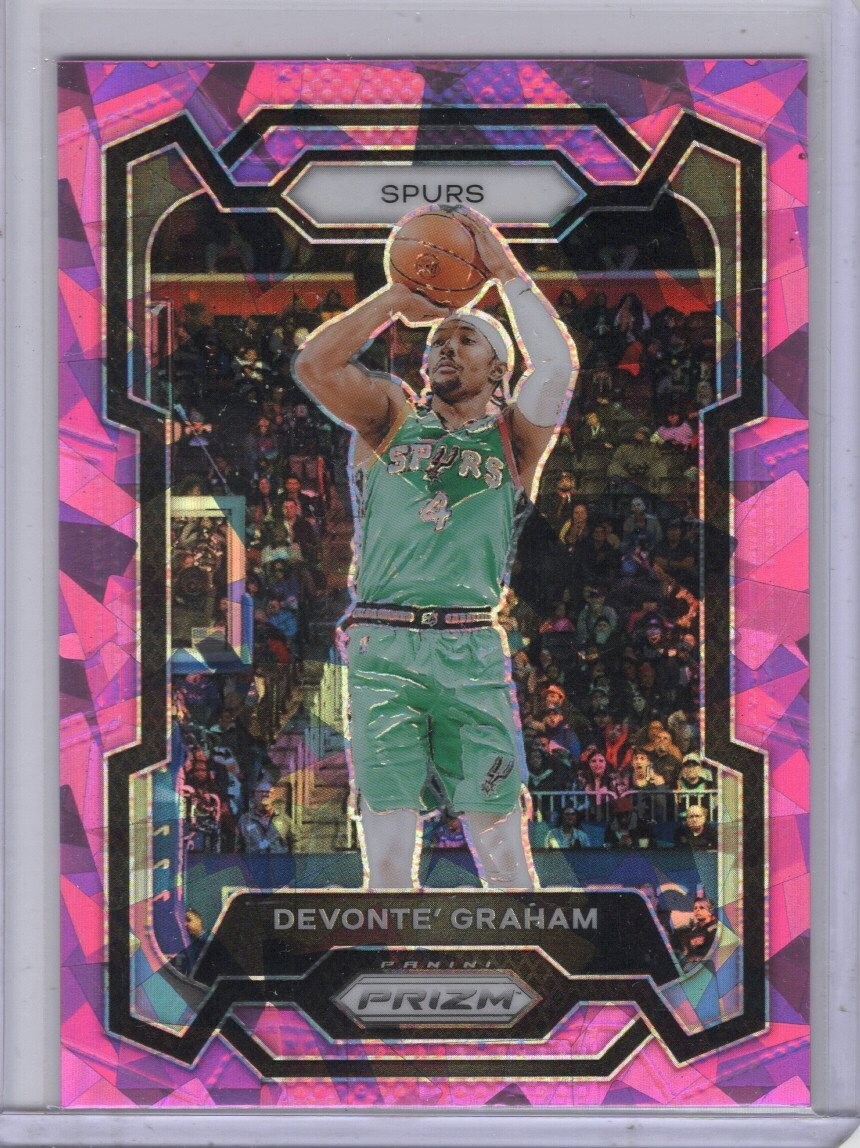 2023-24 Panini Prizm Pink Ice #233 Devonte Graham San Antonio Spurs | eBay