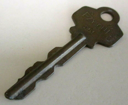 Ezy-Cut - Branded Key - Older Style with Hollowed Back - Stamped 251 ...