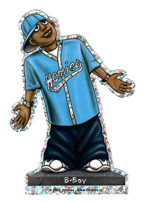VINTAGE STICKER HOMIES B-BOY GONZALES GRAPHICS PRISM VENDING STICKER ...
