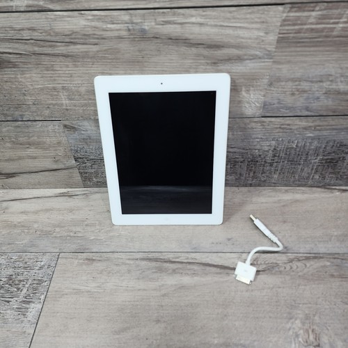 VERY GOOD USED APPLE IPAD 2 A1395 16GB WHITE WIFI ONLY TESTED AND WORKS ...