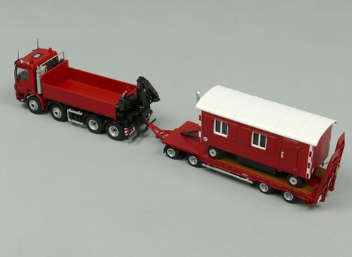 NZG CONSTRUCTION trailer red 1/50 DIECAST MODEL FINISHED TRUCK | eBay