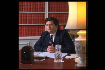 Conservative MP & Chancellor of the Exchequer Nigel Lawson at h- TV Old ...