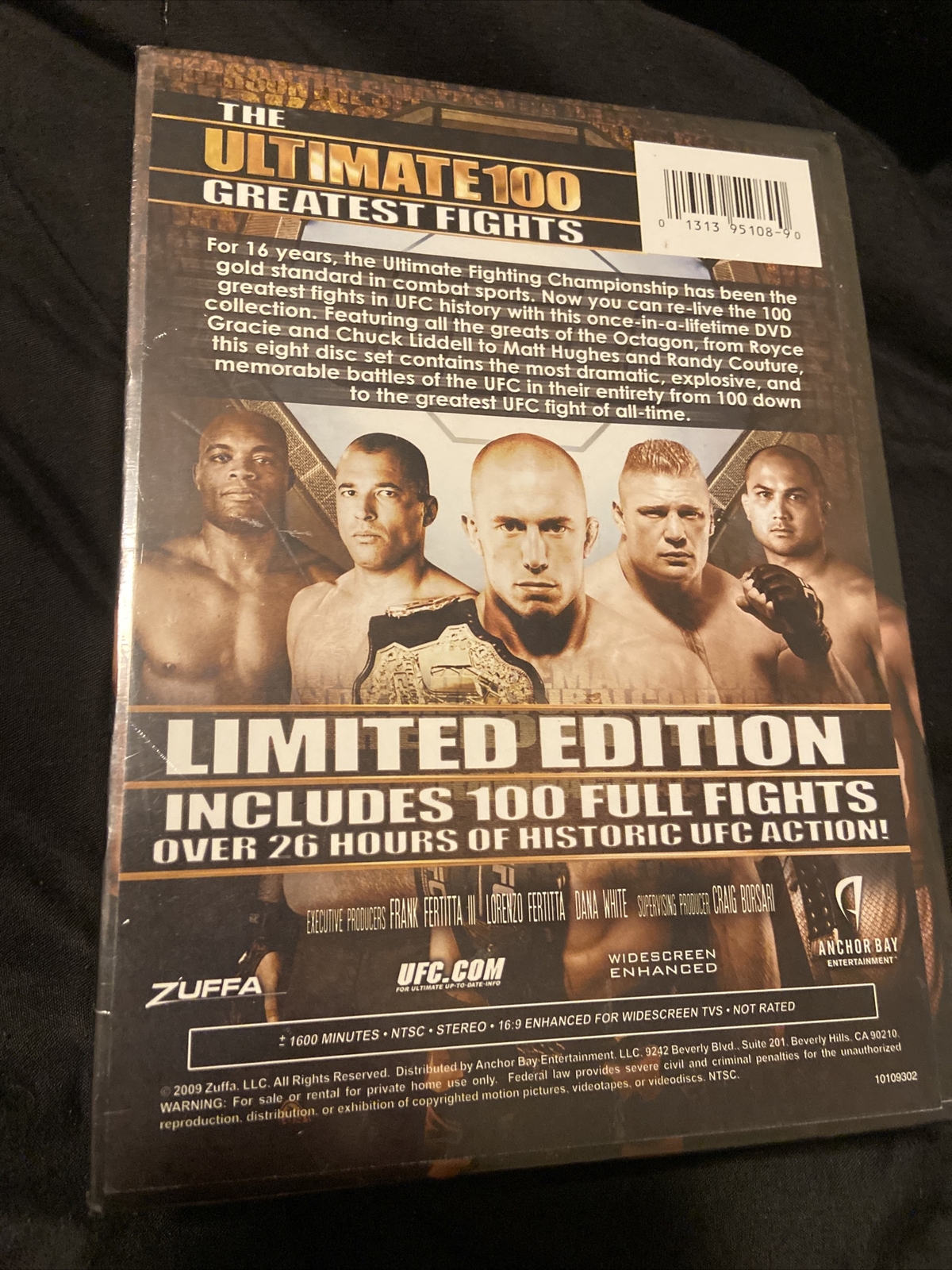 Ultimate Fighting Championship: The Ultimate 100 Greatest Fights (DVD ...