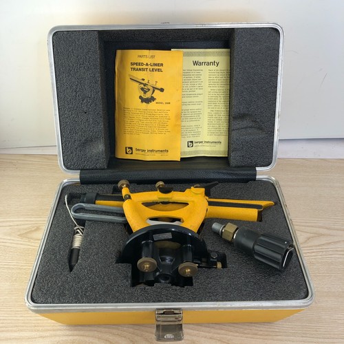 Berger Instruments Surveying Transit Level Model 200B w/ Yellow Hard ...