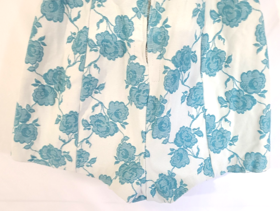 Vintage Cole Of California 1950s White Blue Floral Swimsuit XS | eBay