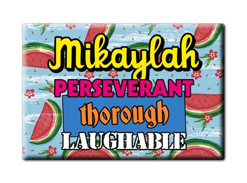 Mikaylah Fridge Magnet Name with Adjectives I Love Gift Idea | eBay