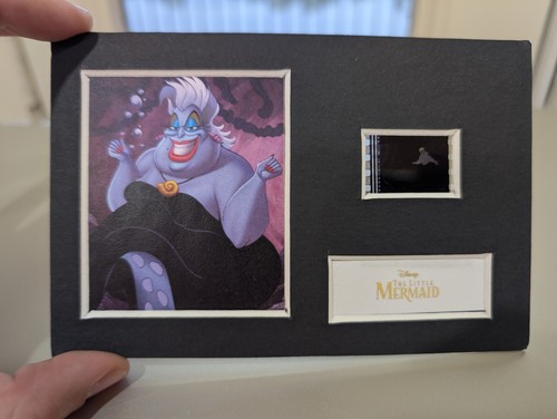 Walt Disney the Little Mermaid Animated 35mm Movie Film Cell Display ...