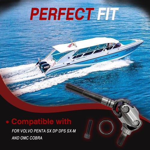 U-Joint Driveshaft Yoke Kit Fit For Volvo Penta SX DP DPS SX-M and OMC ...