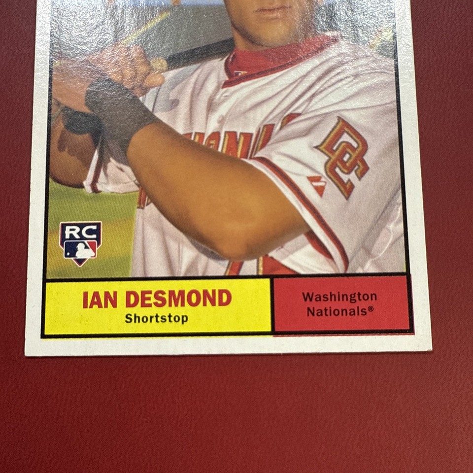 IAN DESMOND - 2010 TOPPS HERITAGE - ROOKIE CARD # 129 - WASHINGTON ...