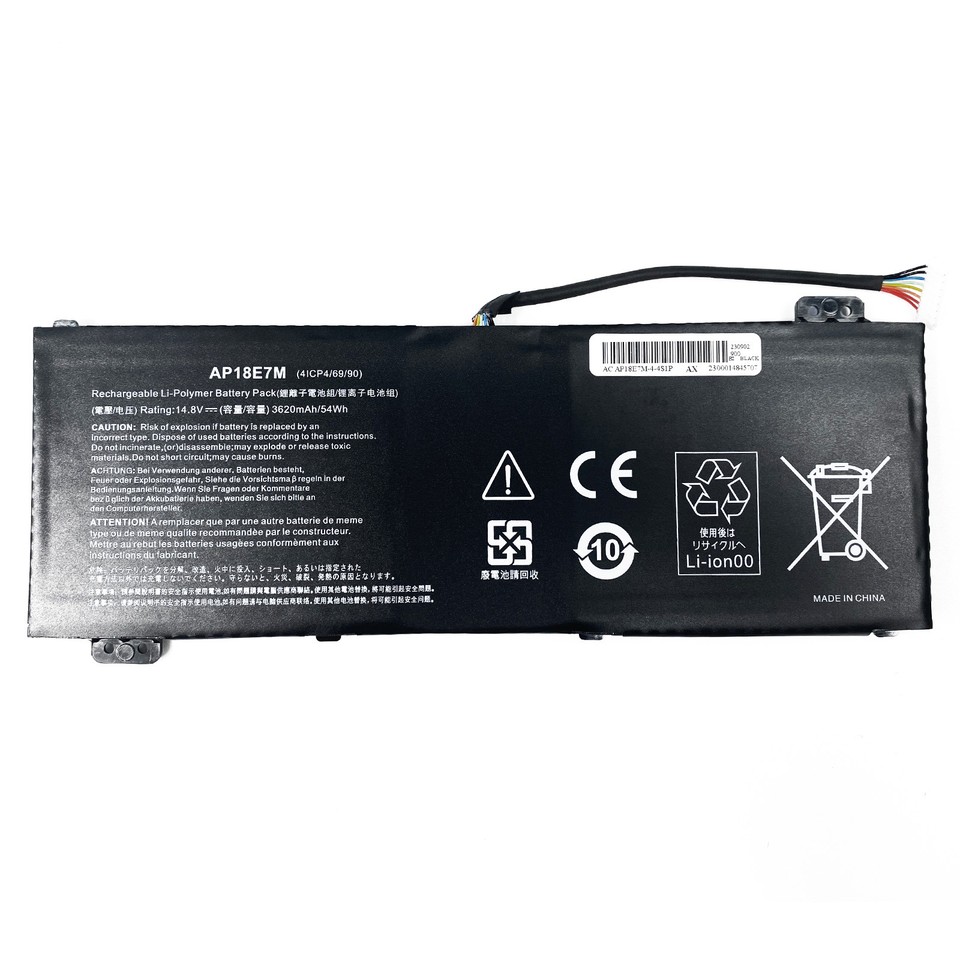 AP18E7M Battery for Acer Triton 300 PT315-52-73WT PT315-51-58VY PT315 ...