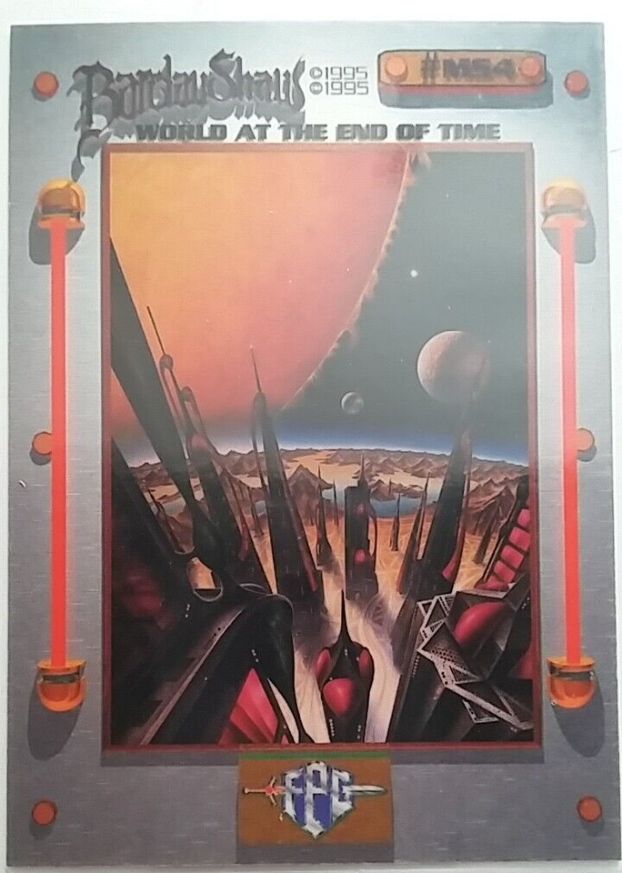 Barclay Shaw FPG 1995 Metallic Storm Card #MS4 At the End of Time | eBay