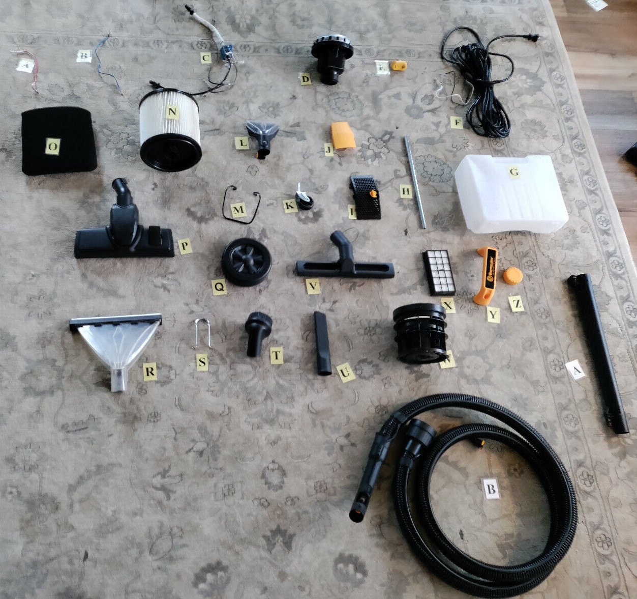 Replacement parts for Vacmaster 8gal 5.5hp Wet Dry Shampoo Vacuum ...