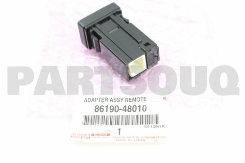 8619048010 Genuine Toyota ADAPTER ASSY, STEREO JACK, NO.1 86190-48010 ...