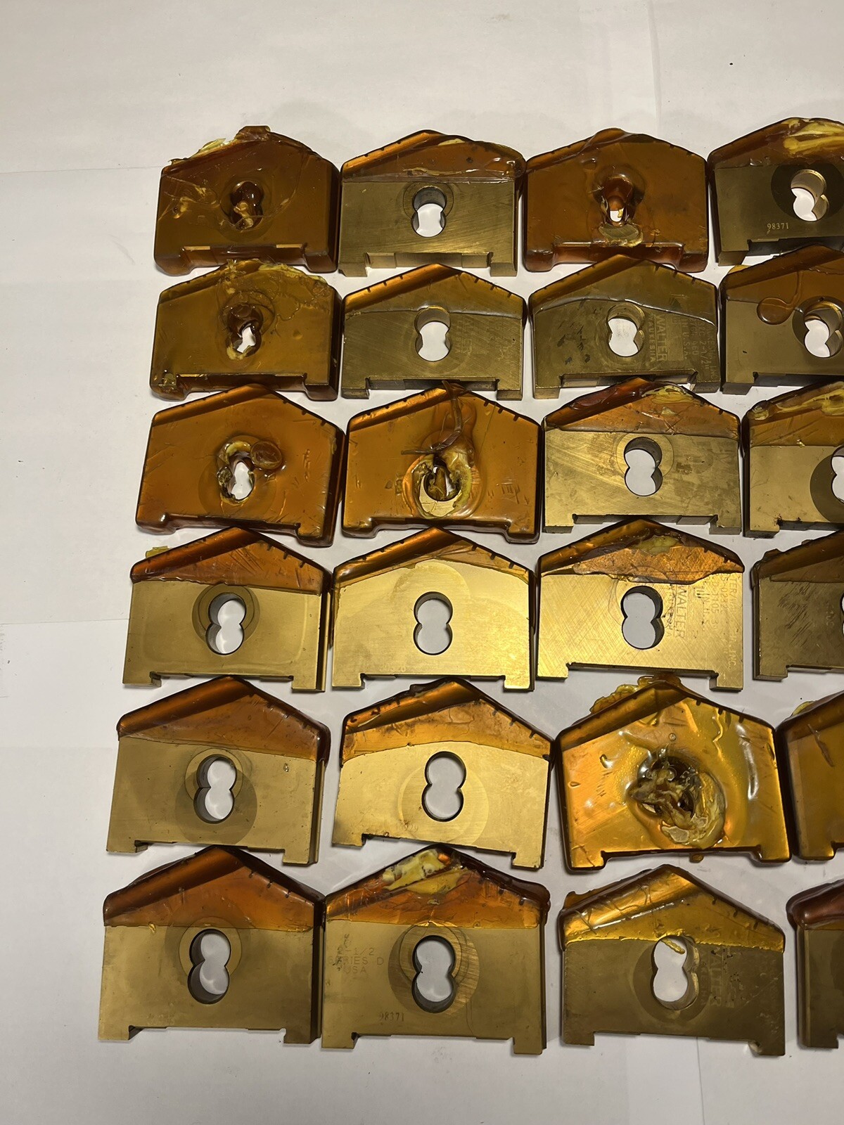 Assorted Spade Drill Inserts Walter And Other Brands Resharpened Qty 29 ...