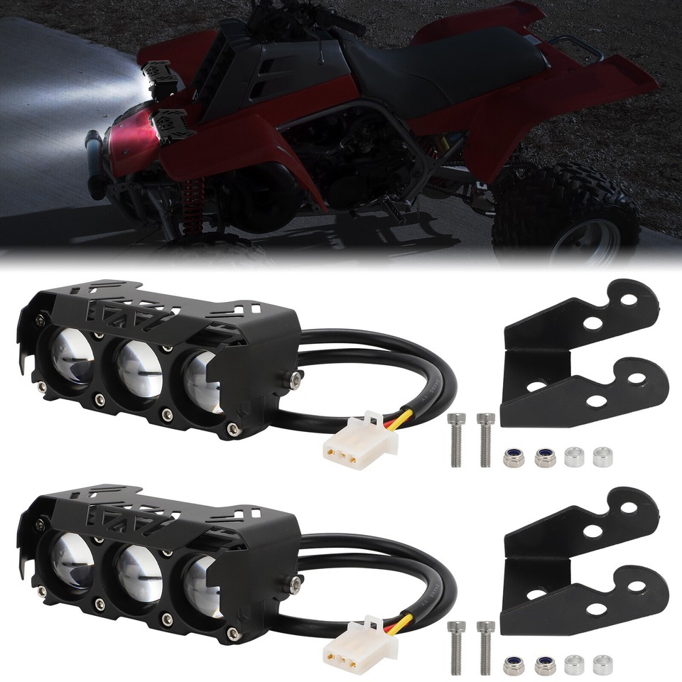 Led Headlight Lamp Bar Lighting Kit For Yamaha Banshee 350 YFZ350 1987 ...