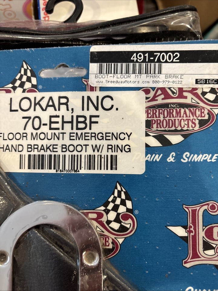 Lokar Floor Mount Emergency Hand Brake Boot/Ring | eBay