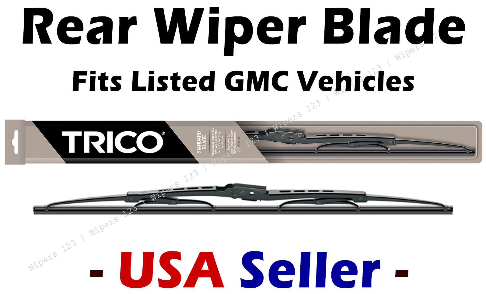 Rear Wiper Blade - Standard - fits Listed GMC Vehicles - 30130 | eBay