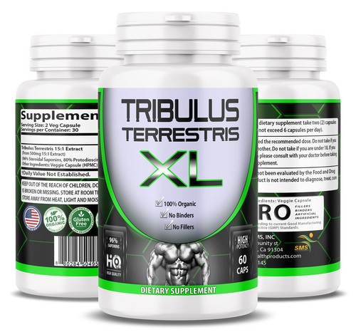 Tribulus Terrestris 15:1 Extract 1000mg, 120 Capsules, 60 Servings, Non ...