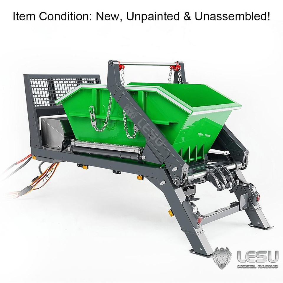 Metal Bucket Valve Pump KIT for LESU 1/14 RC Garbage Truck Hydraulic ...