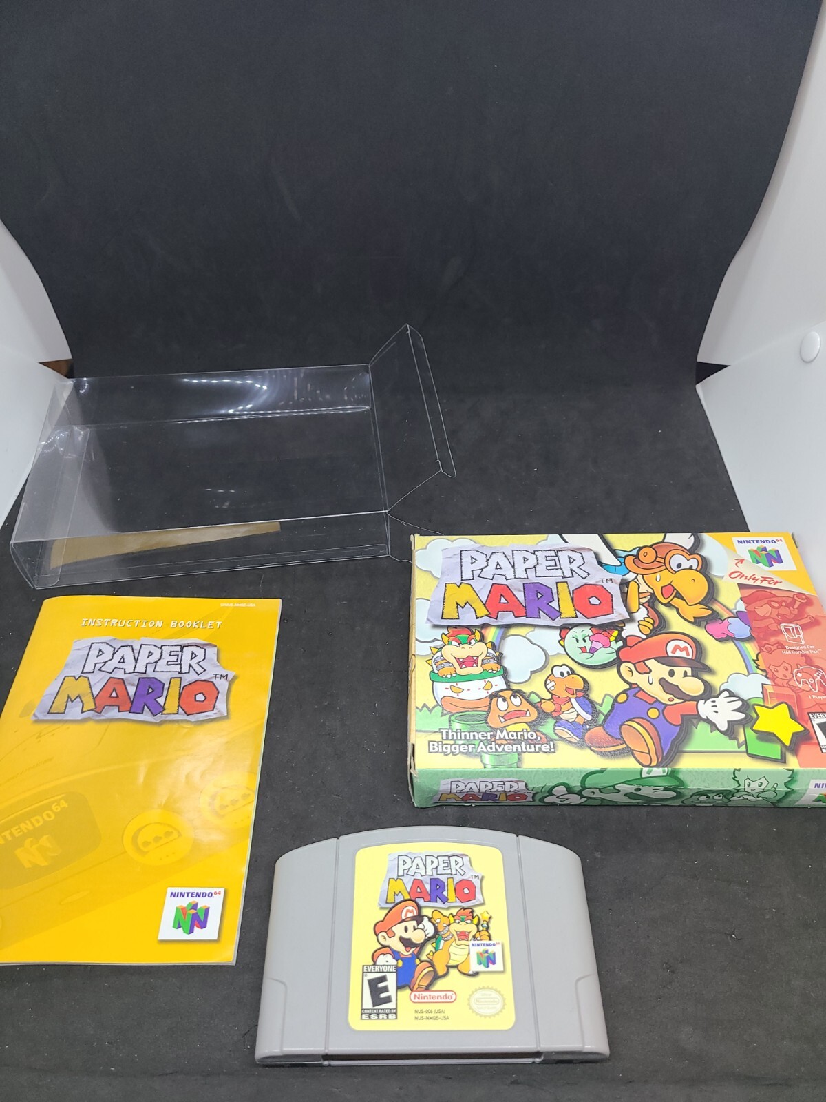 Paper Mario 2000 Nintendo 64 N64 GAME, BOX & MANUAL BOOKLET - No ...