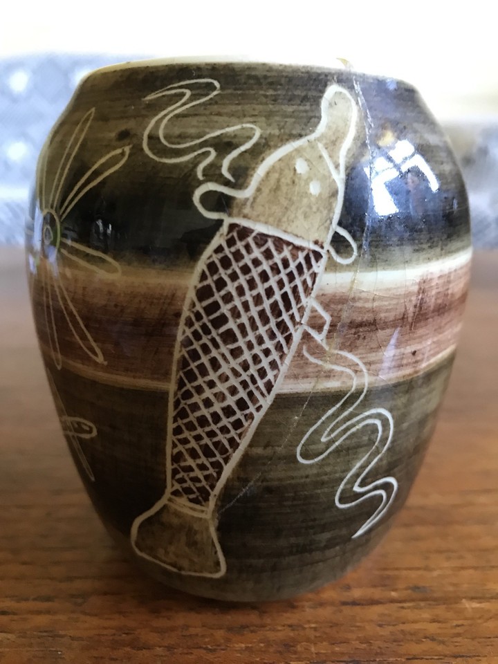 Vintage Essexware Australian Pottery Vase Gordon Dunstan Leura ...