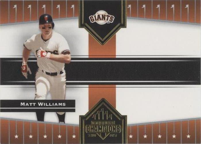 2005 Donruss Champions - Matt Williams #71 for sale online | eBay