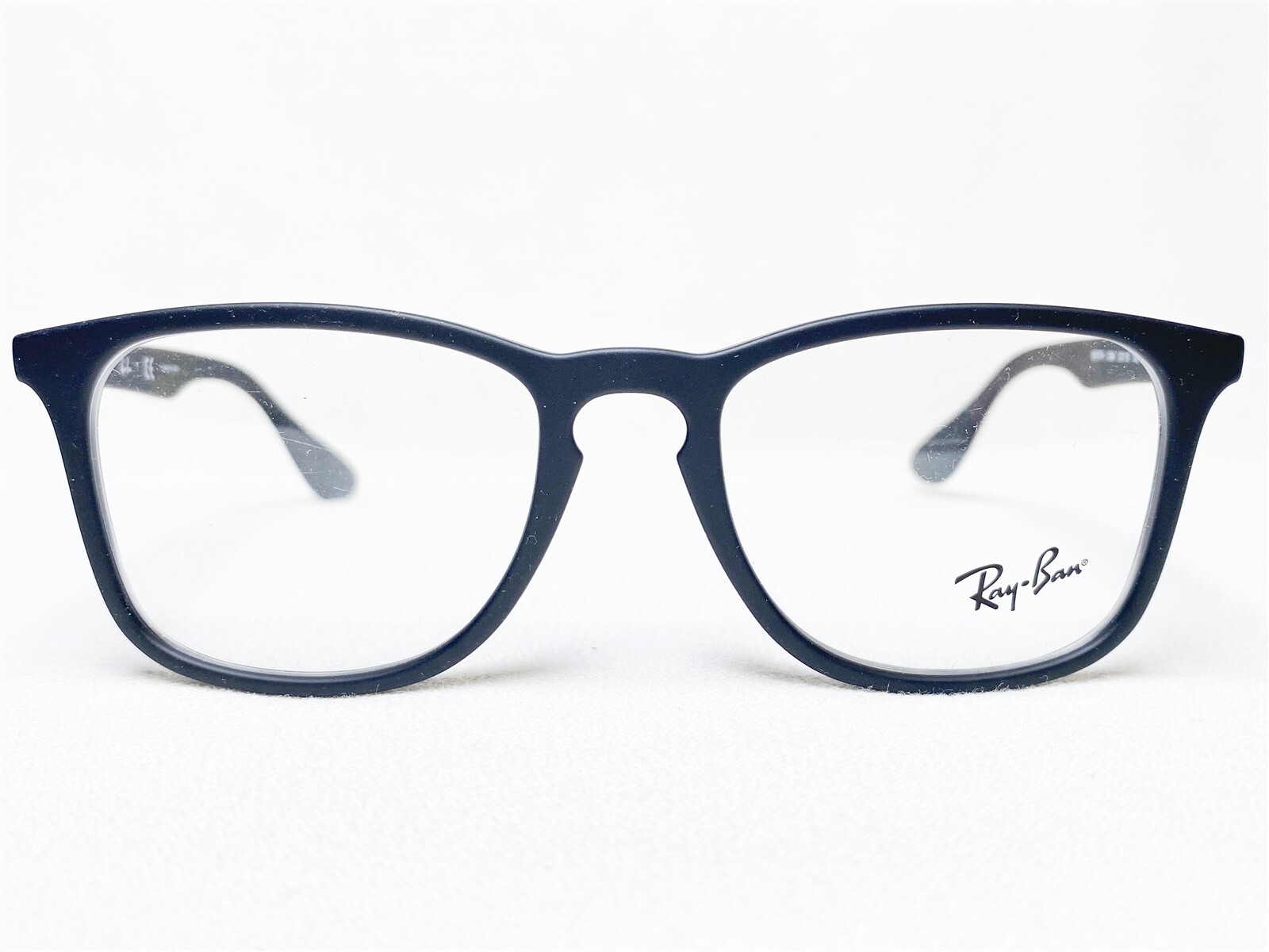 NEW Ray Ban RB7074 5364 Unisex Rubber Black Square Eyeglasses Frames 50 ...