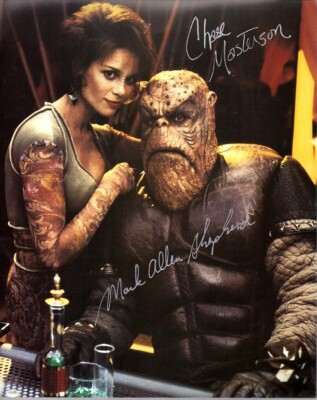 STAR TREK DS9 Mark Allen Sheperd & CHASE MASTERSON signed photo! | eBay