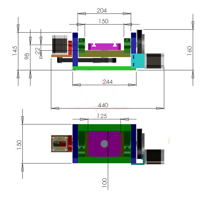 CNC 4th Axis 5th Axis Rotary Axis with Chuck with Table for CNC Router 100mm | eBay