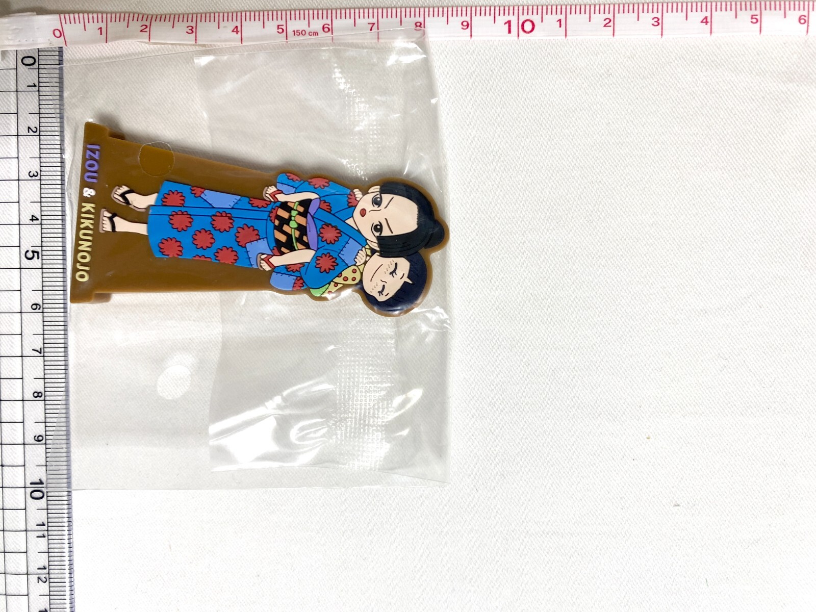 One Piece Izou & Kikunojo Rubber Keychain Charm Unopened Bandai Namco ...
