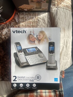 VTech 2-Line Cordless Phone System with Answering Machine & Mailbox 2 ...