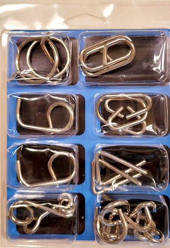 Metal IQ Brain Teaser Puzzles | eBay