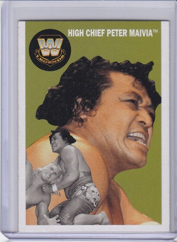 HIGH CHIEF PETER MAIVIA ( 2006 WWE Topps Heritage LEGEND Card #84 ...