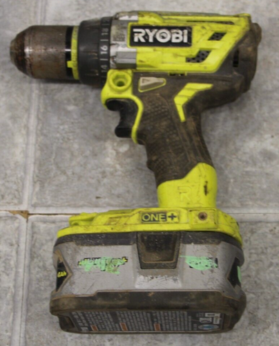 DRILL TOOLS-POWER RYOBI P251, W/18V BATTERY BRUSHLESS | eBay