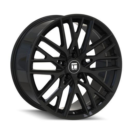 19x8.5 Touren TR91 Gloss Black Wheels 5x108 (35mm) Set of 4 | eBay