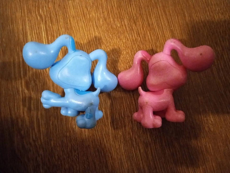 Blues Clues PVC Figures Blue Magenta 2019 Viacom Toys Cake Topper Dogs ...