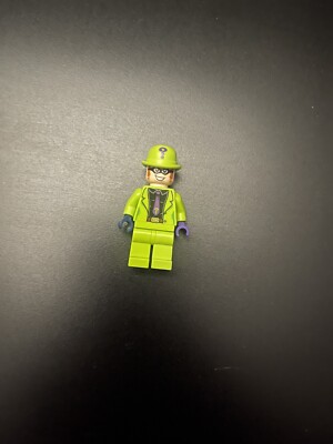 LEGO Riddler Minifigure Black Shirt Purple Tie DC Super Heroes sh593 ...