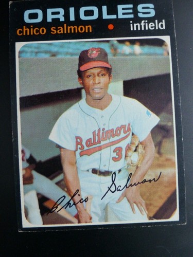 Chico Salmon 1971 Topps baseball Card No.249 | eBay