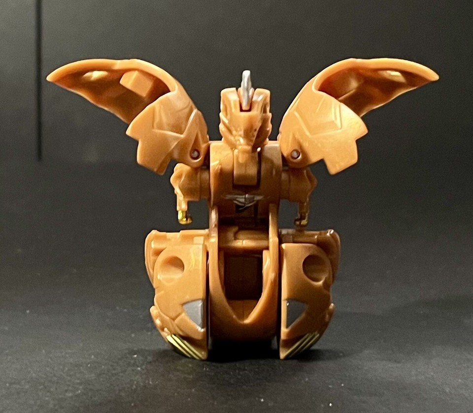 Large BAKUGAN Geogan Rising Gold AURELUS "DRAGONOID" B600 Figure No ...