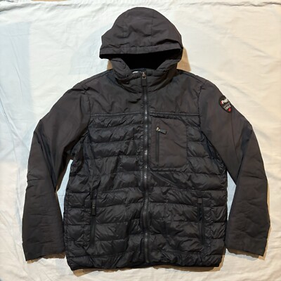 Pajar Canada Down Hooded Ouffer Jacket Men’s XL Black Patch READ | eBay