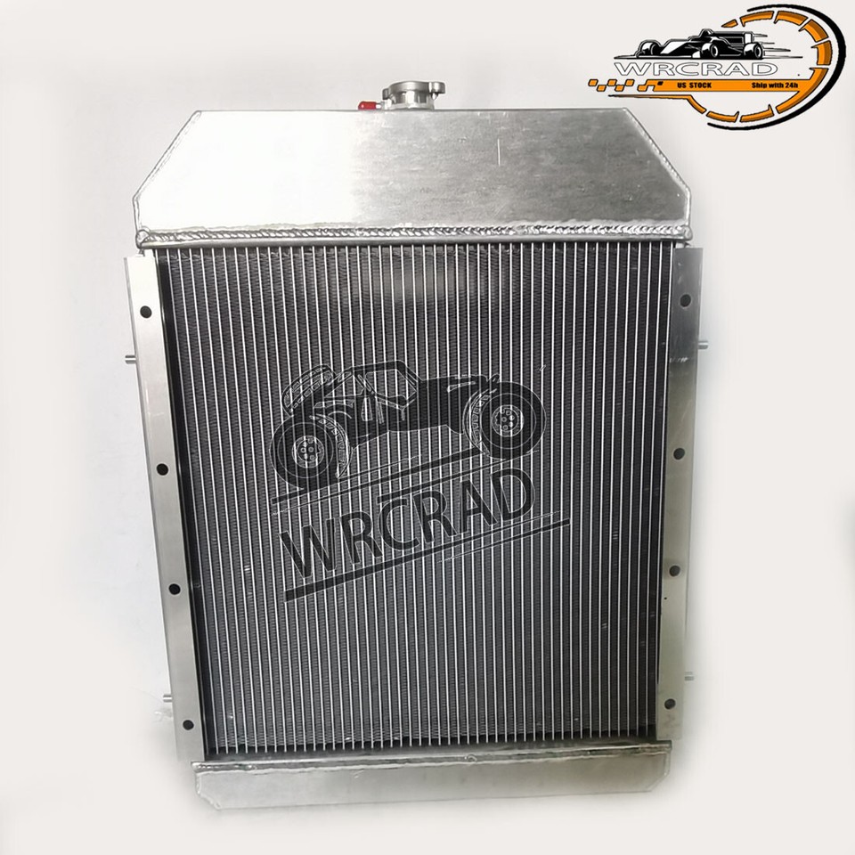 Aluminum Radiator For Case-IH Backhoe 480D 480LL 580 Super D 580D 584D ...