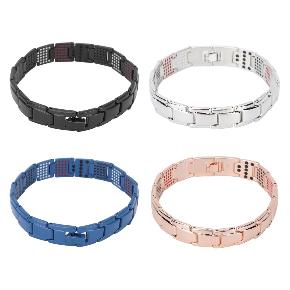 Fashionable Magnetic Therapy Bracelet Slimming Titanium Steel Unisex Magneti L2S | eBay
