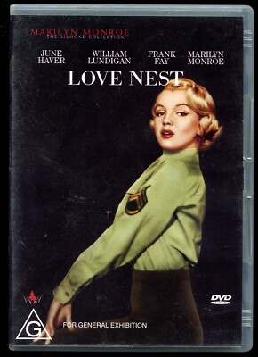 Love Nest DVD Classic Comedy Region 4 Marilyn Monroe | eBay