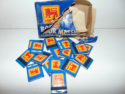 17) Food Lion Advertising Match Book Matches Grocery Store Vintage 1983 ...