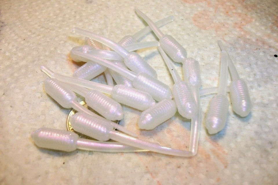 100-1 1/2" CRAPPIE-PANFISH-SOFT PLASTIC GRUBS-JIG-LURE-LOT-STINGER ...